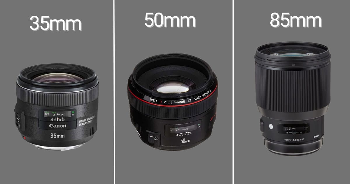 35mm Vs 50mm Vs 85mm Which Lens Is Best For Portraits 35mm Vs 50mm Vs 85mm Which Lens Is Best For Portraits